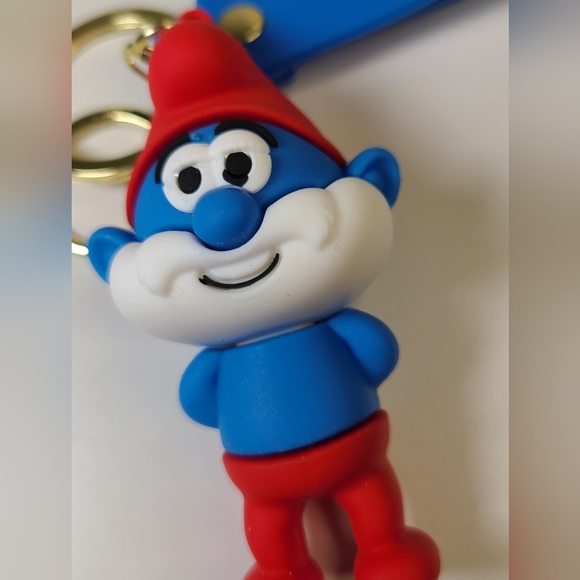 Source Unknown | Accessories | 255 Papa Smurf Keychain Or Bag Charm ...